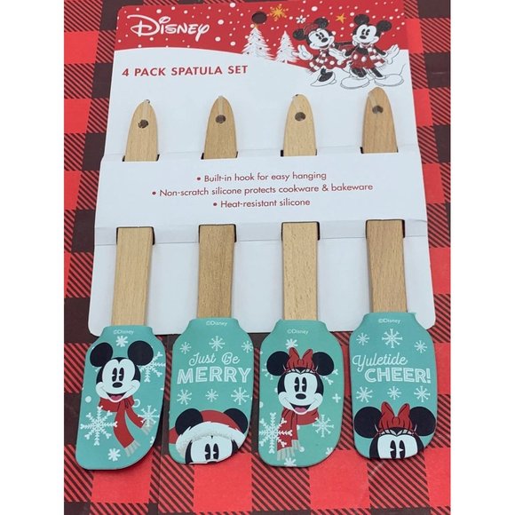 Disney | Kitchen | Disney Mickey Minnie Mouse Christmas 4 Pack Mini ...